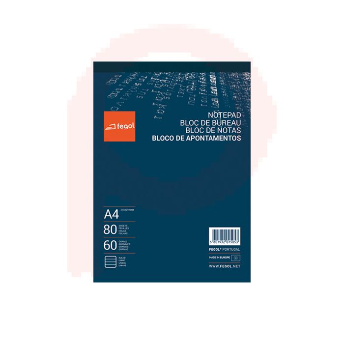 BLOCO DE NOTAS A4 PAUTADO PREMIUM 80/60